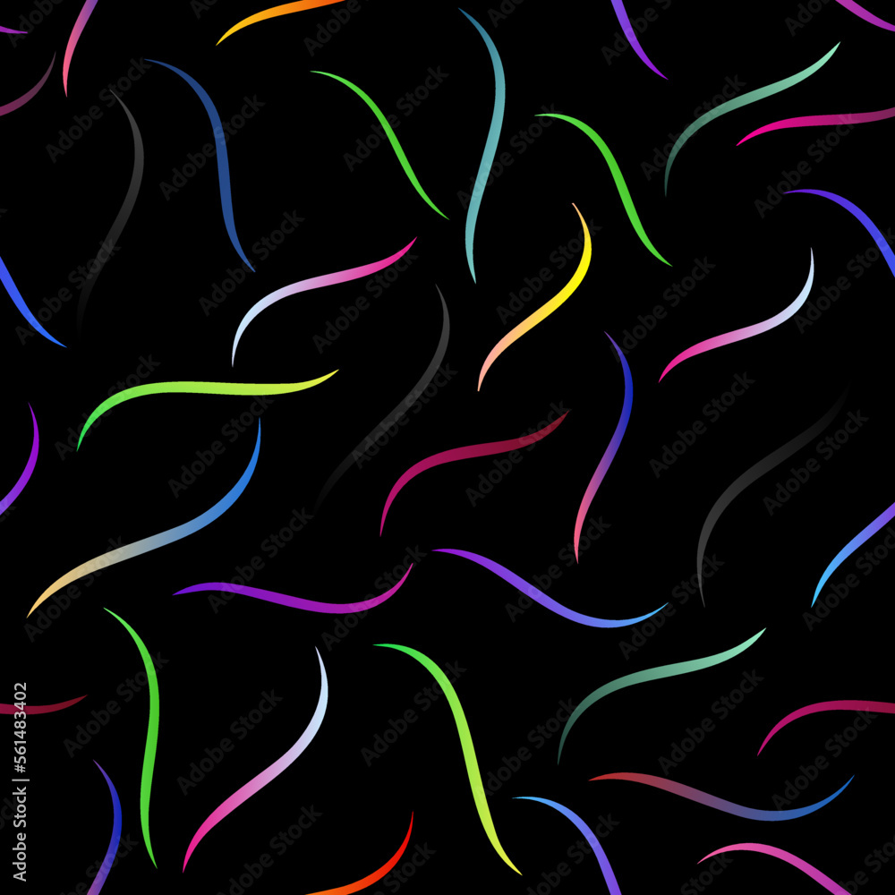 artistic pattern of brush strokes in elegant color combinations ...