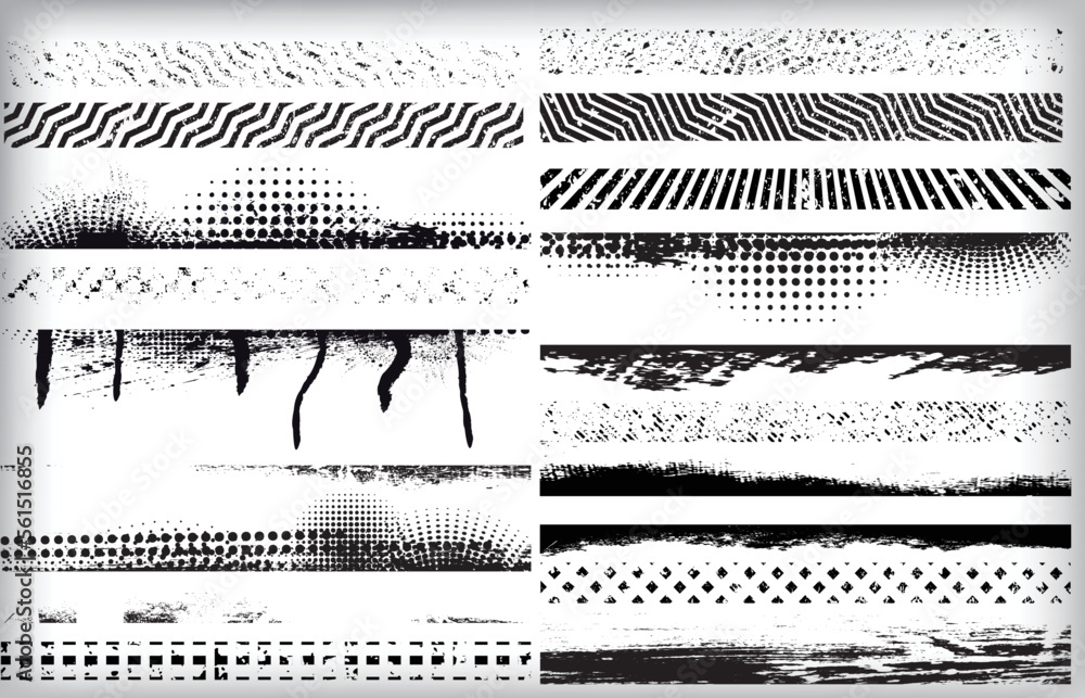 Glitch distorted grungy isolated banner . Design element for brochure ...