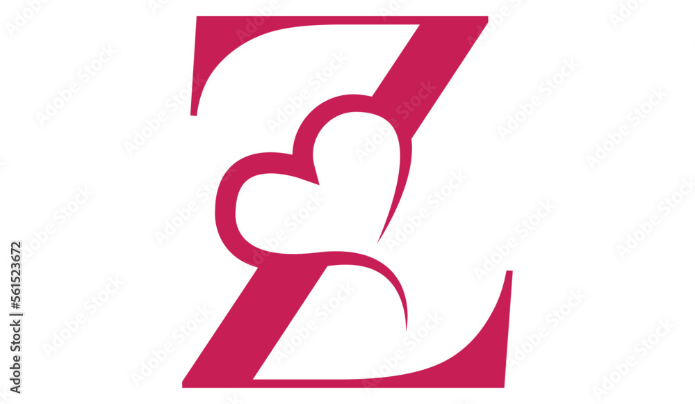Z Letter In Heart