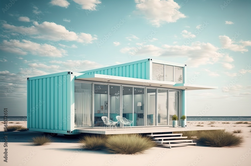concept of sustainability and recycle , container box remake as ...
