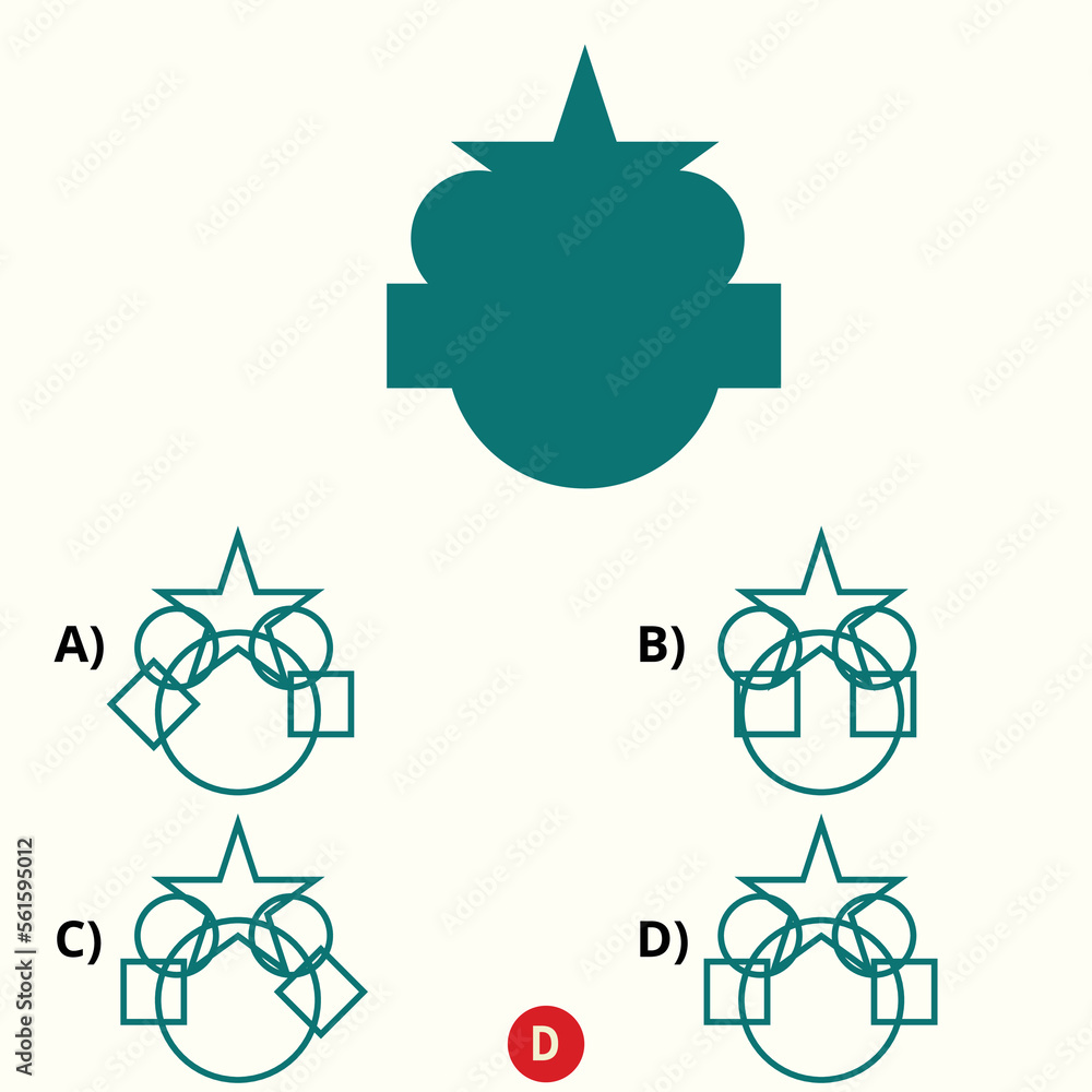 Mind game, Puzzle game for children. Find correct shadow. Preschool ...