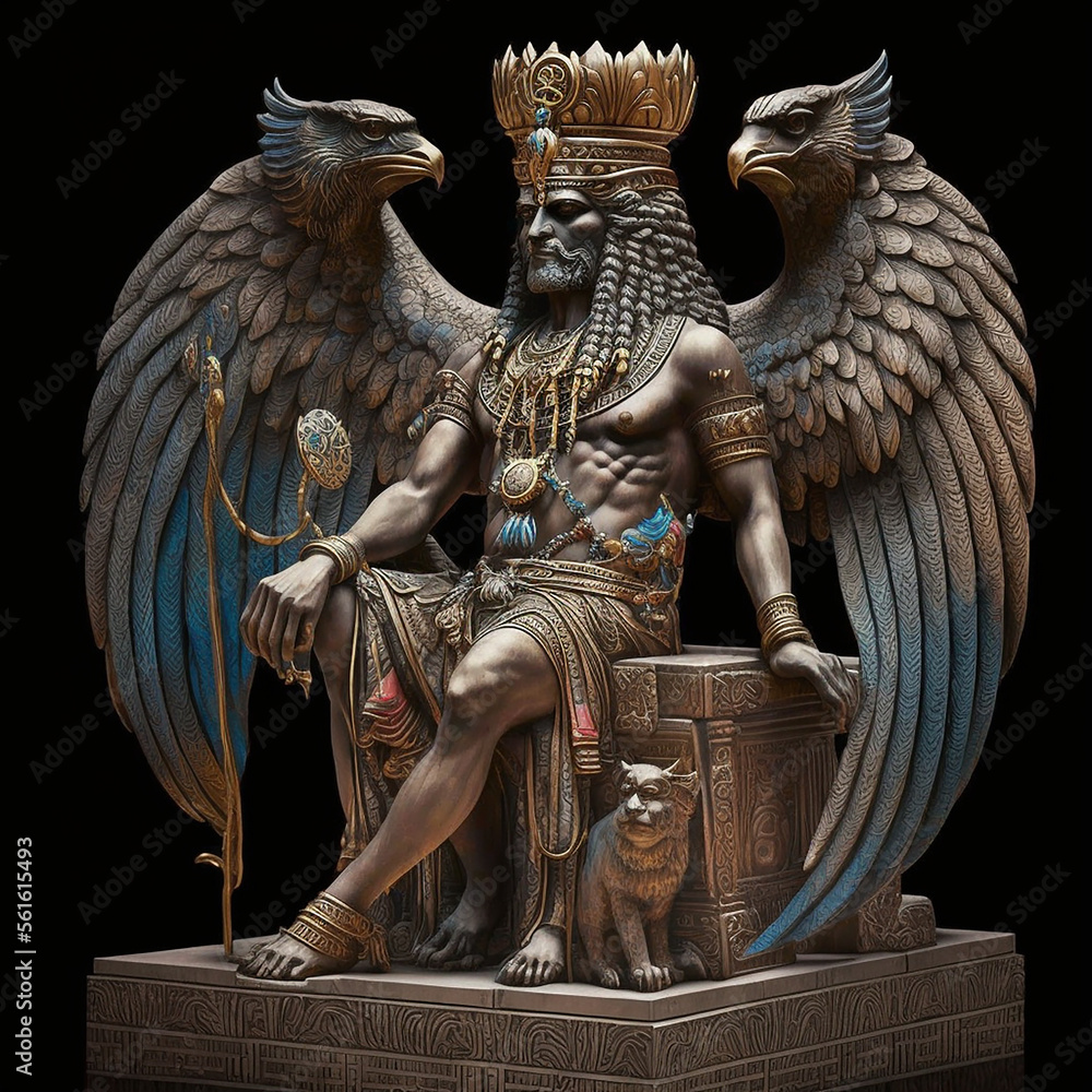 Ancient Sumerian mythology. Bau,ancient Sumerian mythological god ...