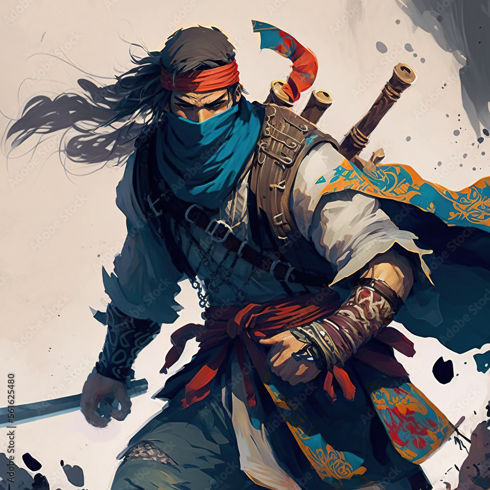 Great Young ancient warrior and King Fearless Calm with Angry face ...