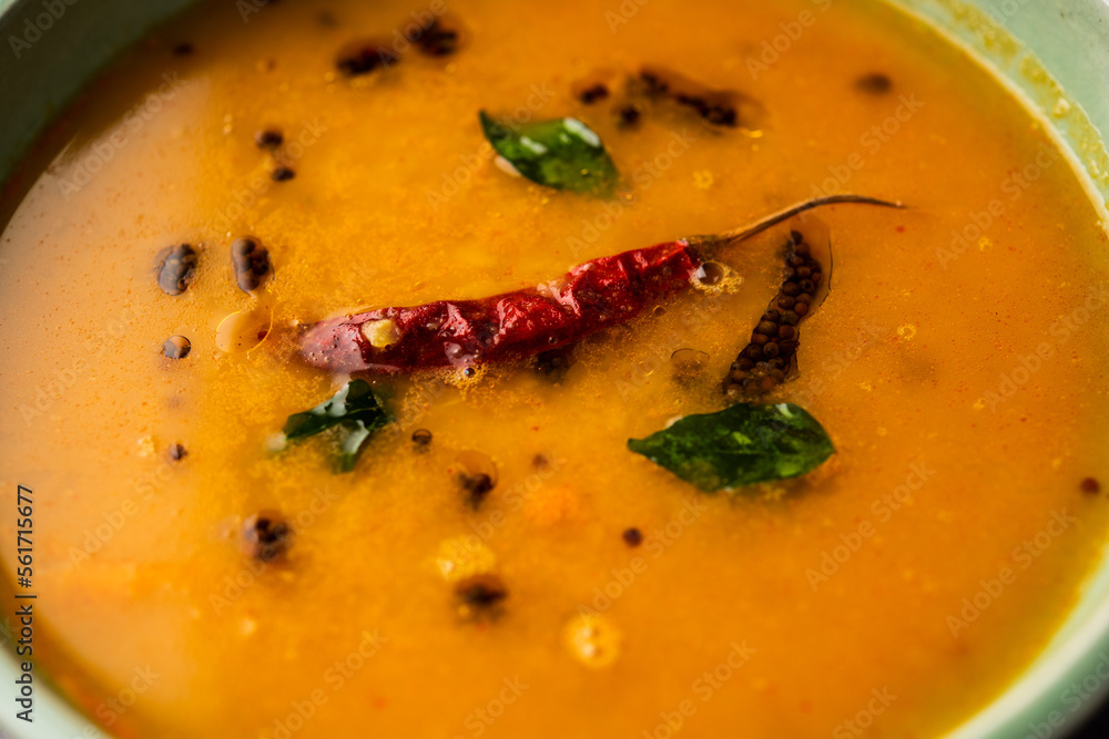 Khatti Dal is a food from India, a Hyderabadi cuisine, dal made using ...
