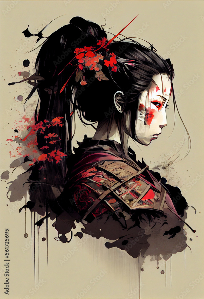 Beautiful Geisha Wallpaper