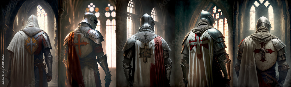 Templar, armor, knight, warrior, assorted digital illustrations, AI ...