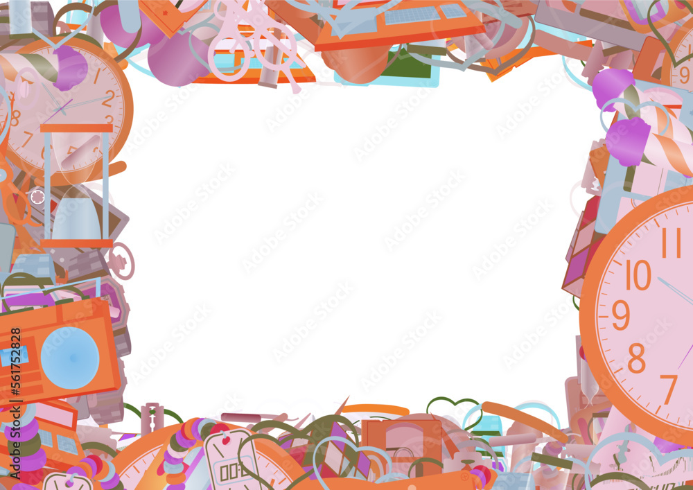 Background pattern abstract design texture. Border frame, transparent ...