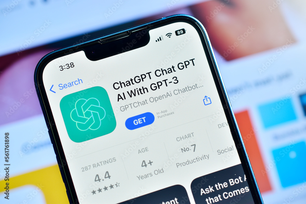 ChatGPT is online platform launched by OpenAI Stock Photo | Adobe Stock