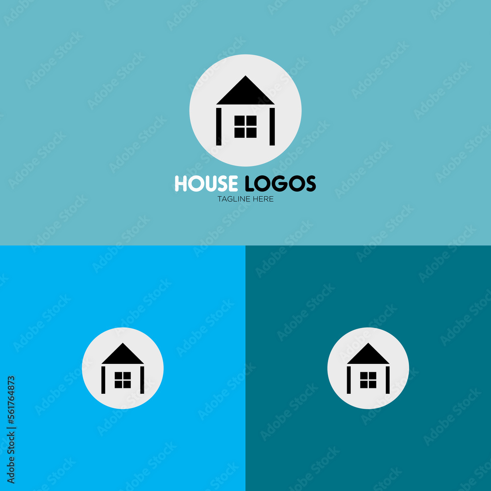 house logo design template vector Vector Formatting Stock Vector ...