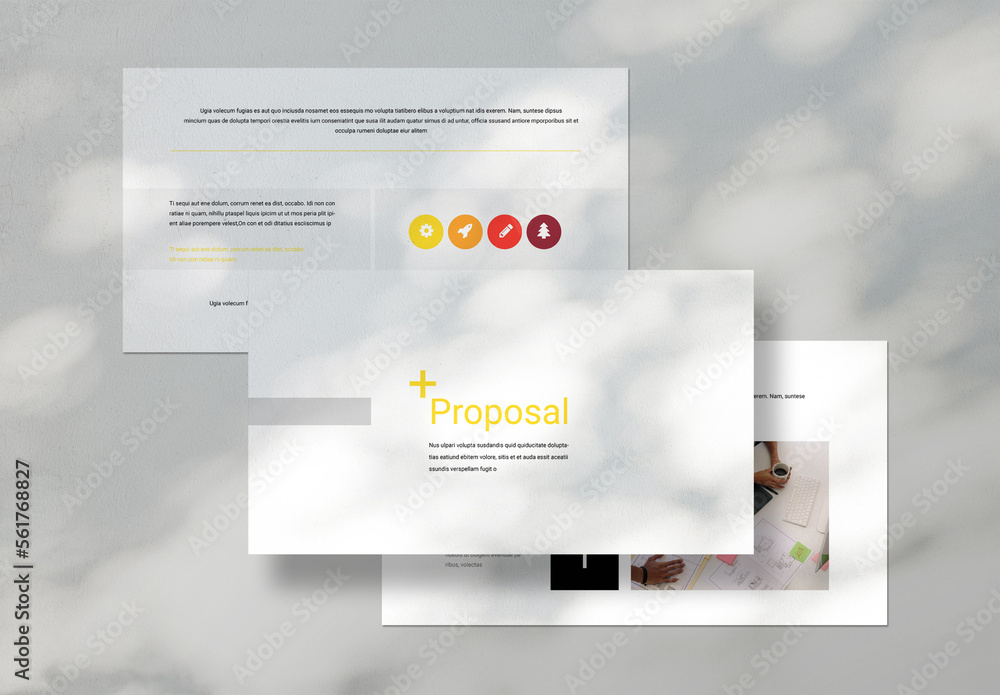 Proposal Presentation Stock Template | Adobe Stock