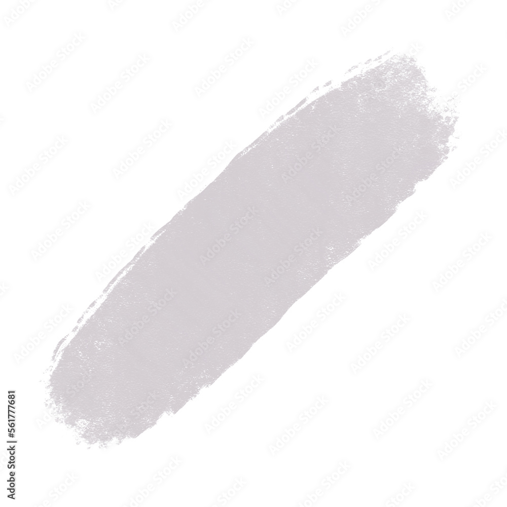 Abstract gray brush stroke. Hand drawn. Isolated on white background ...