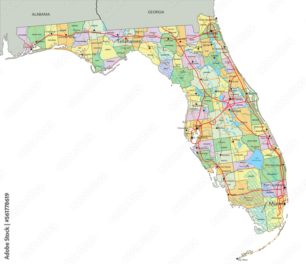 interactive map of florida