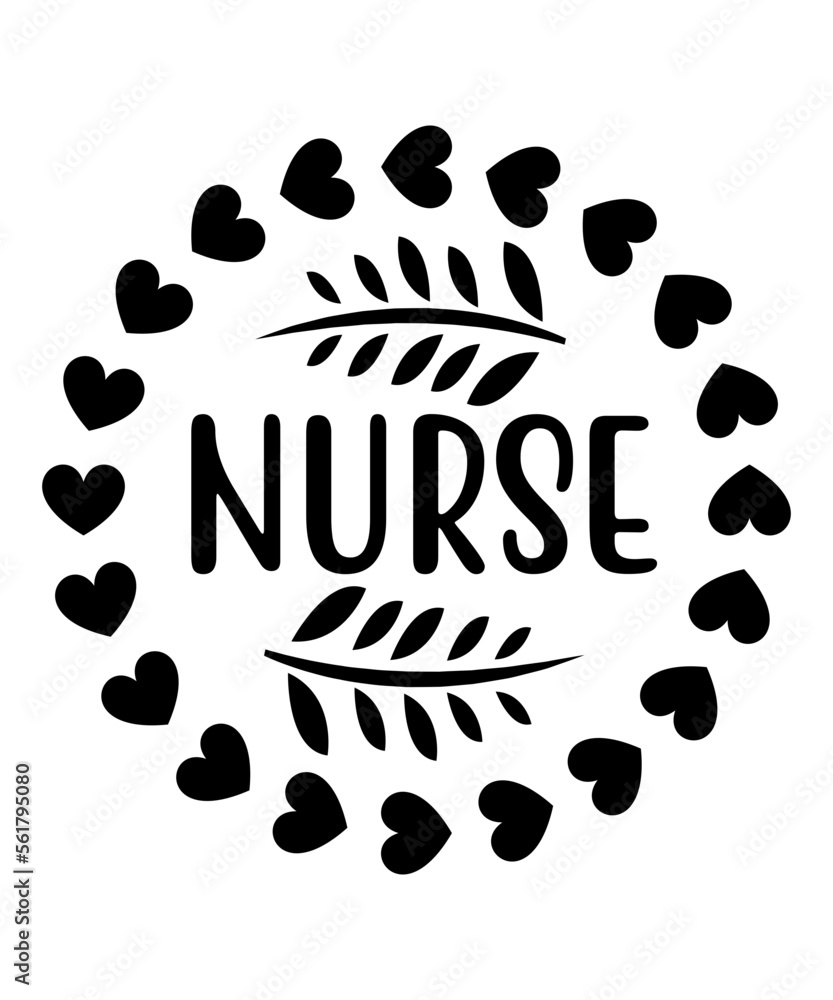 Nurse Bundle, Nurse Quotes , Doctor , Nurse Superhero, Nurse Heart ...