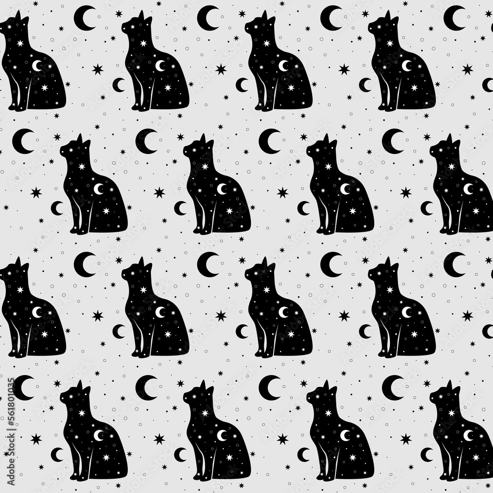 Seamless Graphic Monochrome Vintage Fabric Textile Wallpaper Wratting ...
