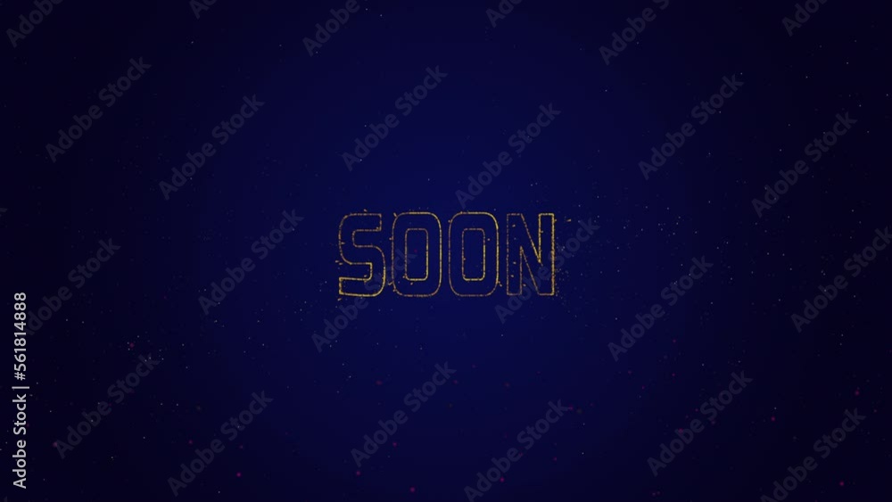 Live stream starting soon text animation. Stock Video | Adobe Stock