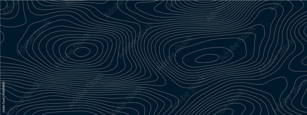 Topographic contours map background. Topography geographic lines ...