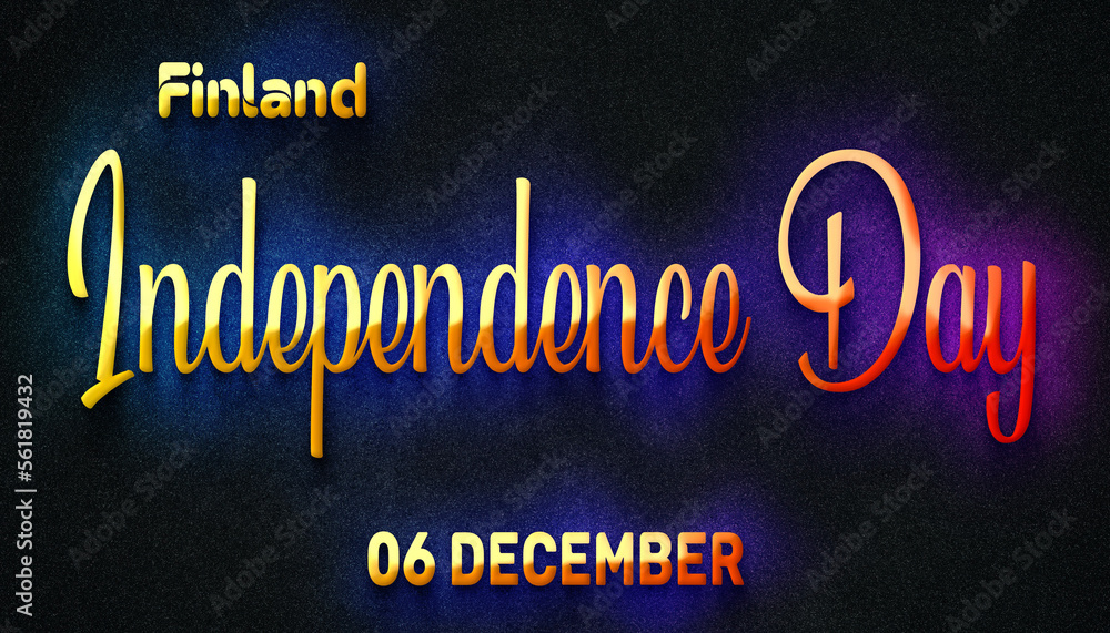 Happy Independence Day of Finland, 06 December. World National Days ...