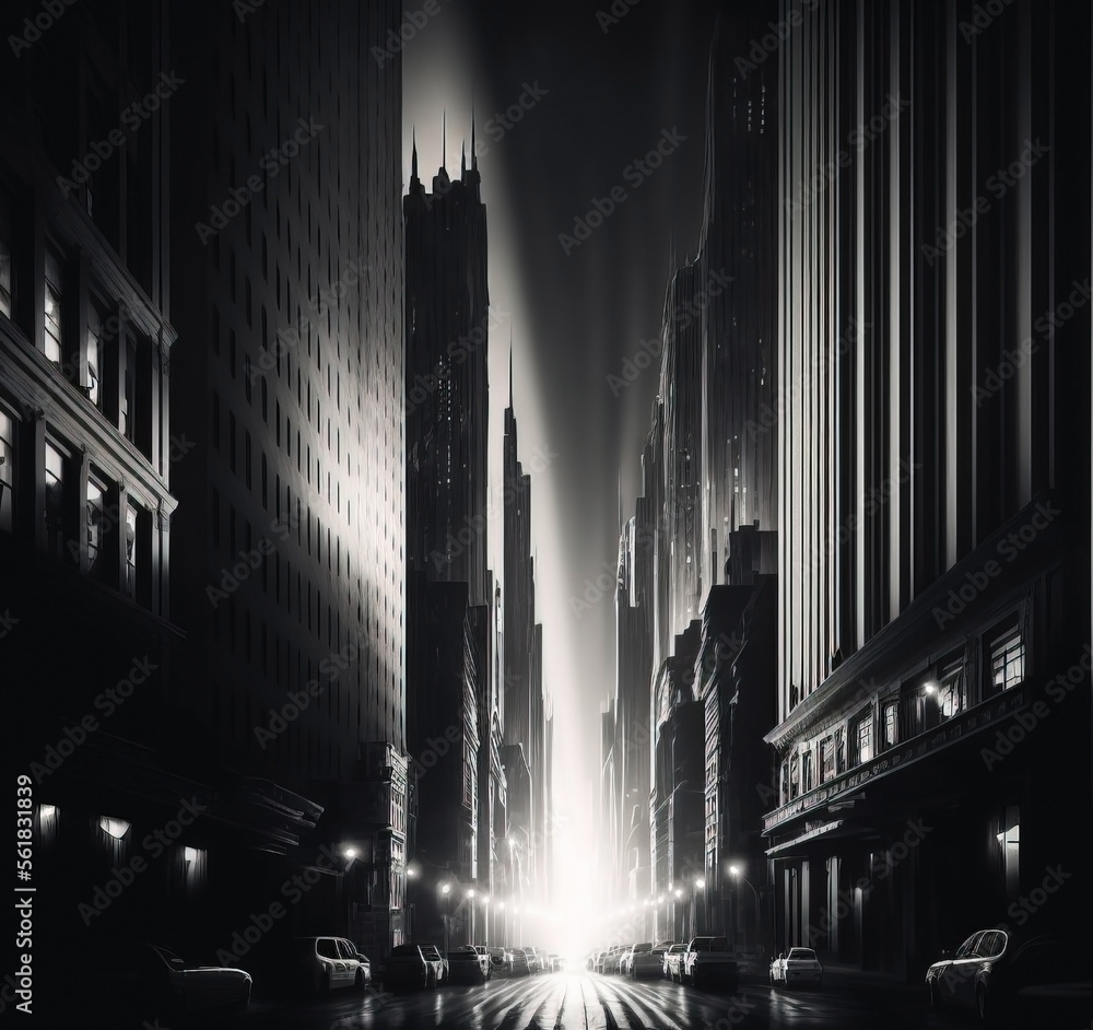 Noir Cityscape
