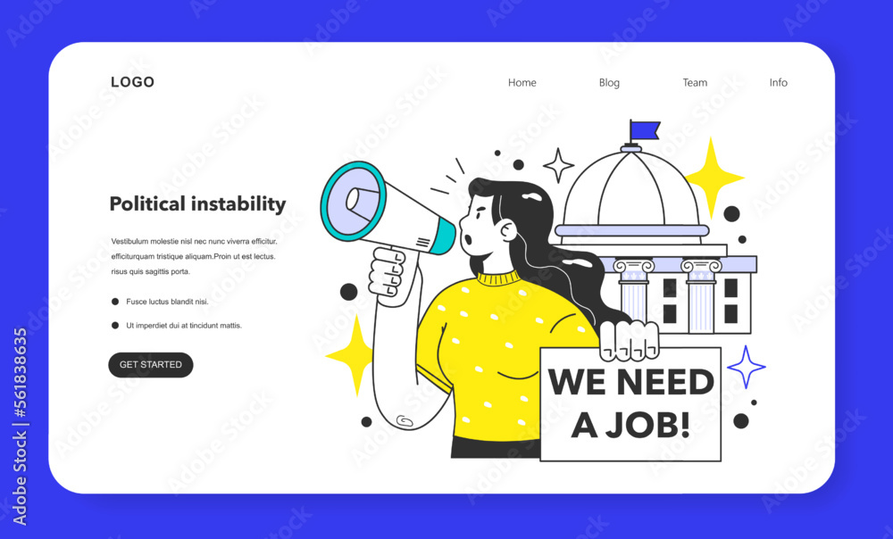 Political instability as a negative aspect of high unemployment rate ...