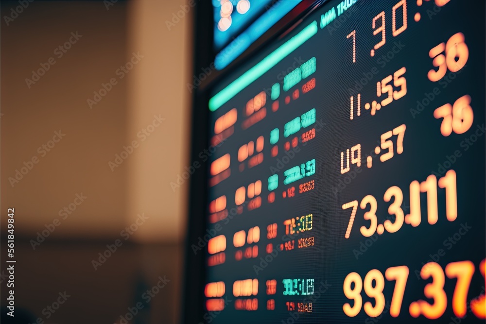 a close up of a large electronic screen with numbers on it's sides and ...