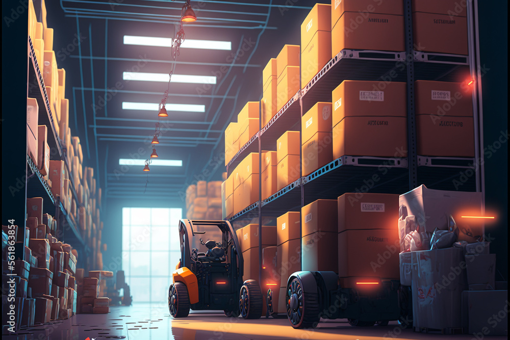 warehouse management system automated, smart system for managing ...