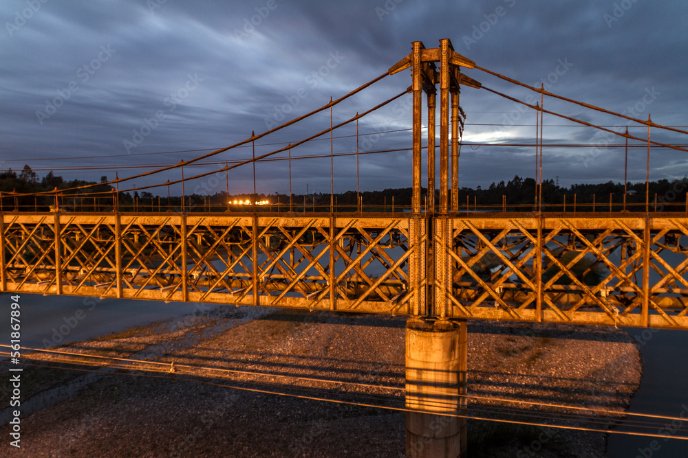 puente tolten, sur de chile, bridge, río, acuático, cielo, ciudad ...