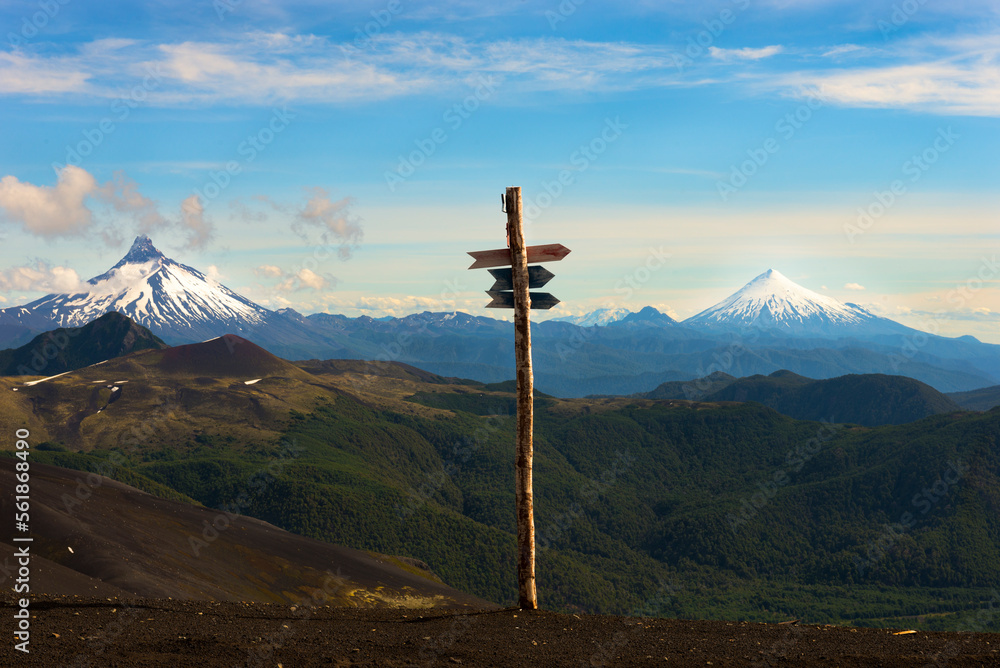 Fotografia do Stock: sur de chile, volcanes de chile, montaña, paisaje ...