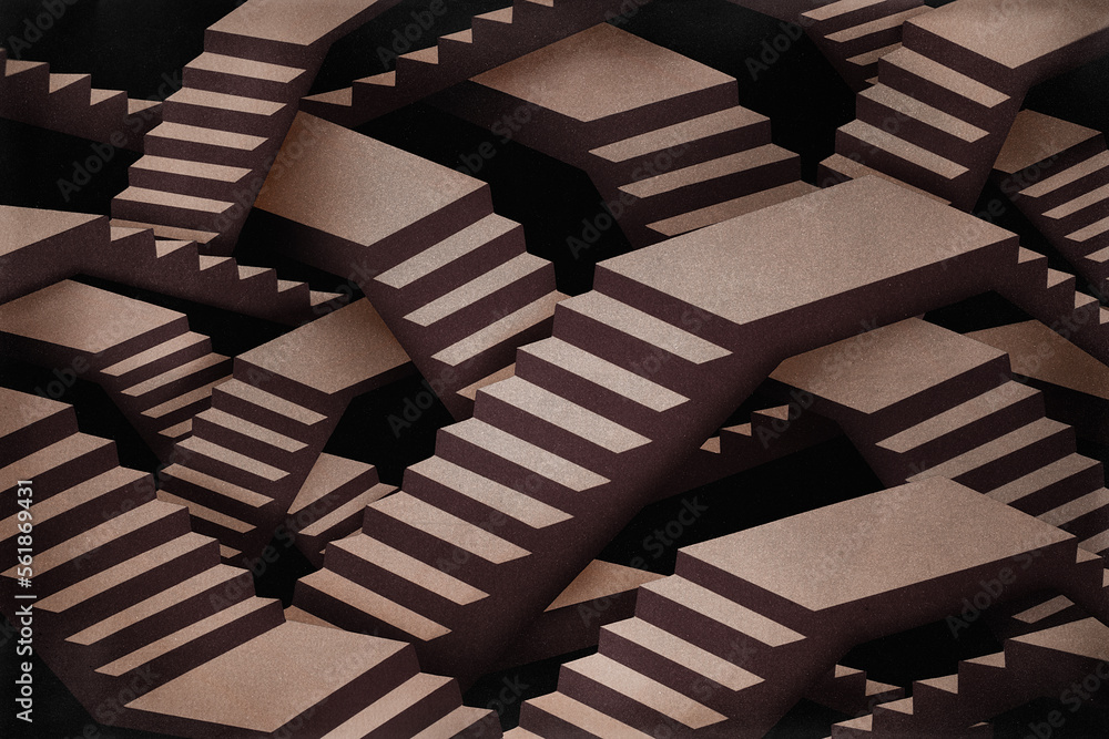 Life is like a staircase Stock Photo | Adobe Stock