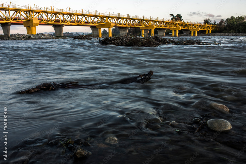 puente tolten, puente sur de chile, novena region chile, bridge, río ...