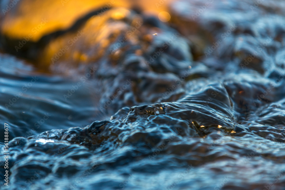 burbujas de agua, agua salvaje, olas, acuático, río, naturaleza, arroyo ...