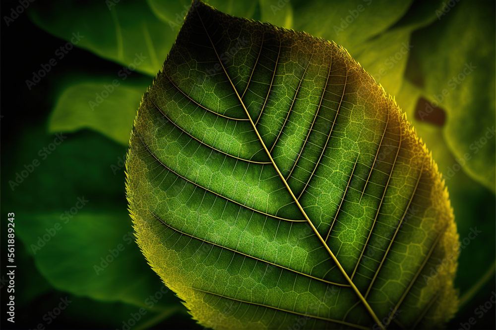 negative space background, free space wallpaper - green leaf texture ...