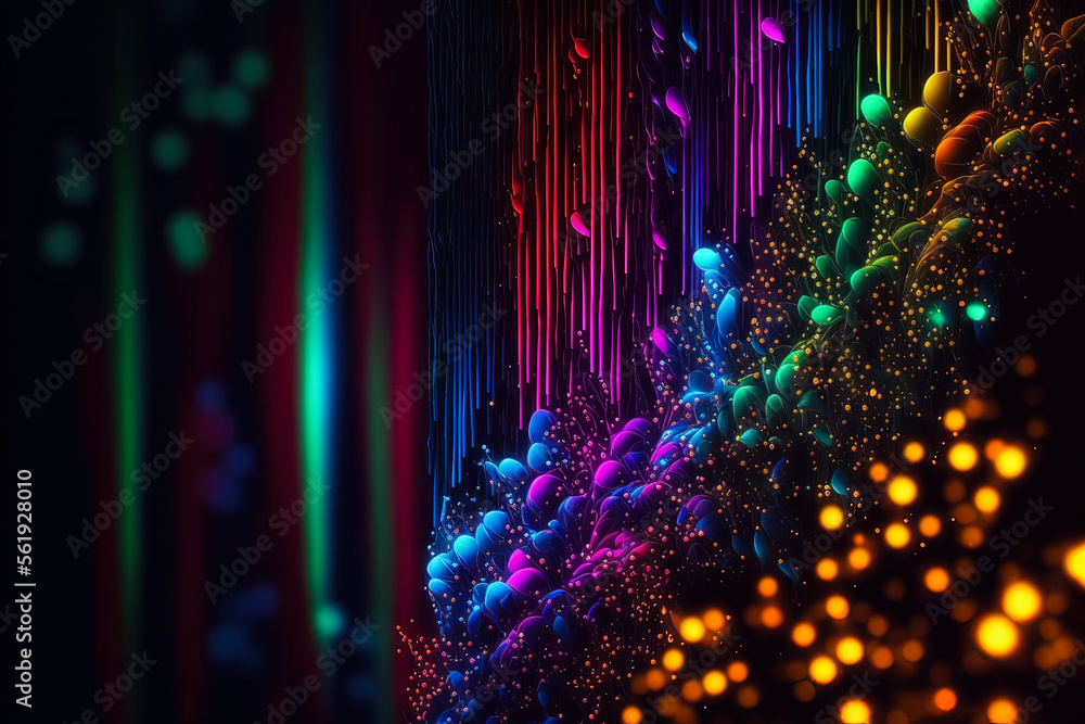 Abstract background with interlaced digital glitch and distortion ...