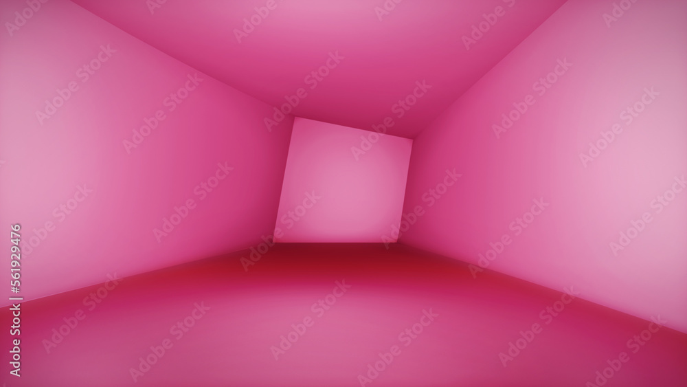 Pink, virtual room background, ideal for music videos, artistic shows ...