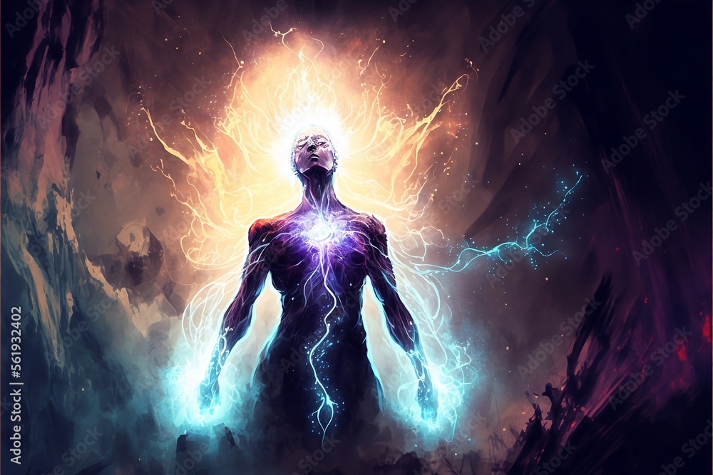 Recharging your soul, energizing your spirit. Generative AI, this image ...
