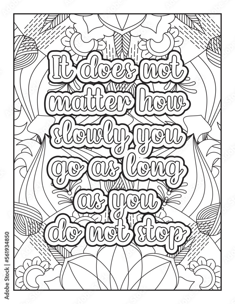 Inspirational Quotes, Quotes Coloring Page, Positive Quotes ...