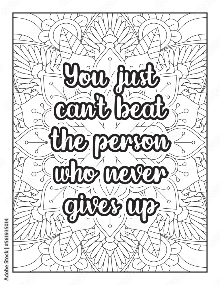 Inspirational Quotes, Quotes Coloring Page, Positive Quotes ...