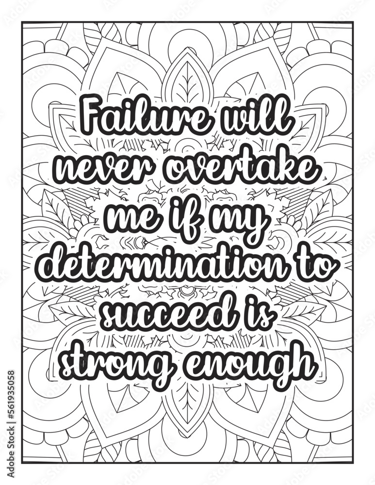 Inspirational Quotes, Quotes Coloring Page, Positive Quotes ...