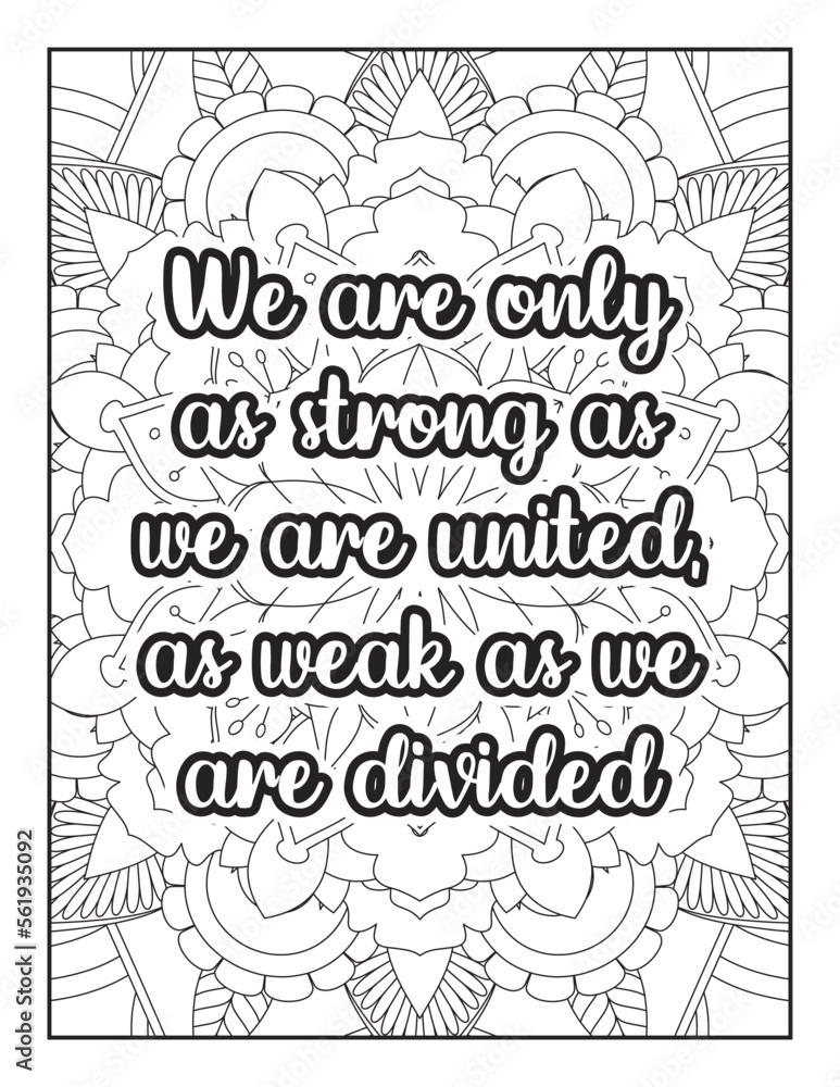 Inspirational Quotes, Quotes Coloring Page, Positive Quotes ...