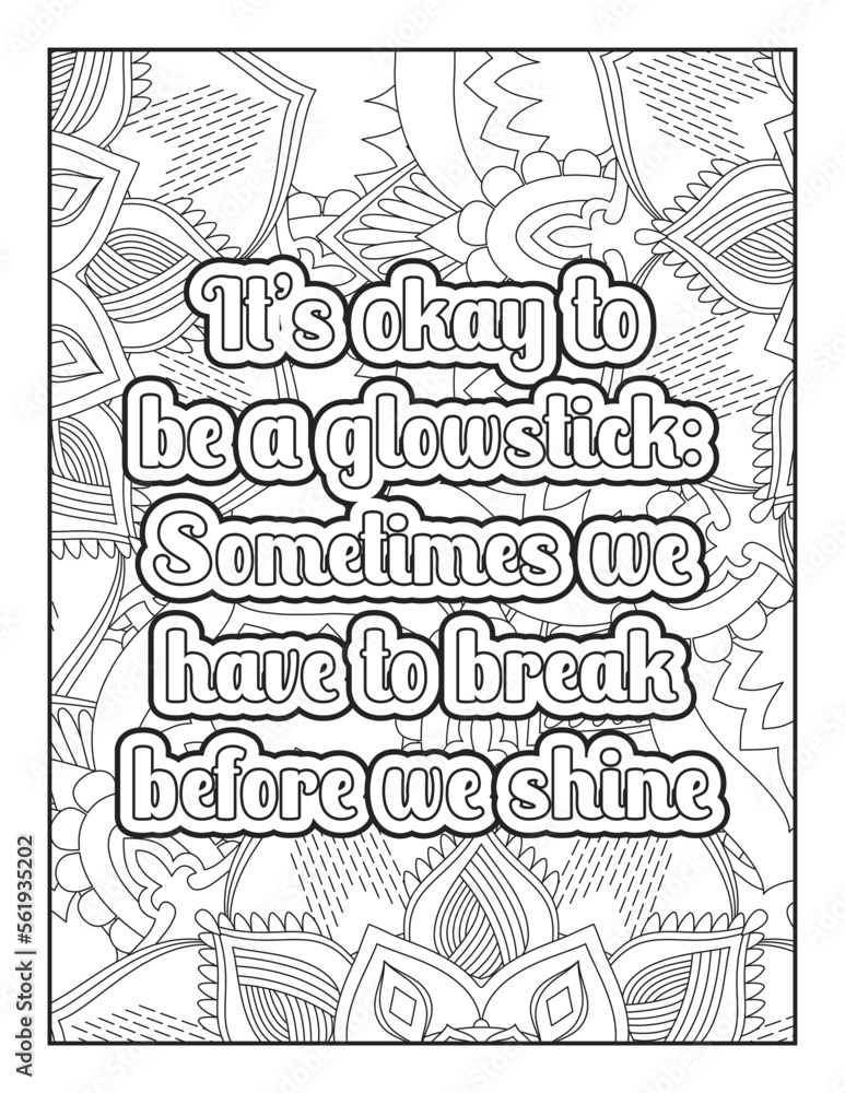 Inspirational Quotes, Quotes Coloring Page, Positive Quotes ...