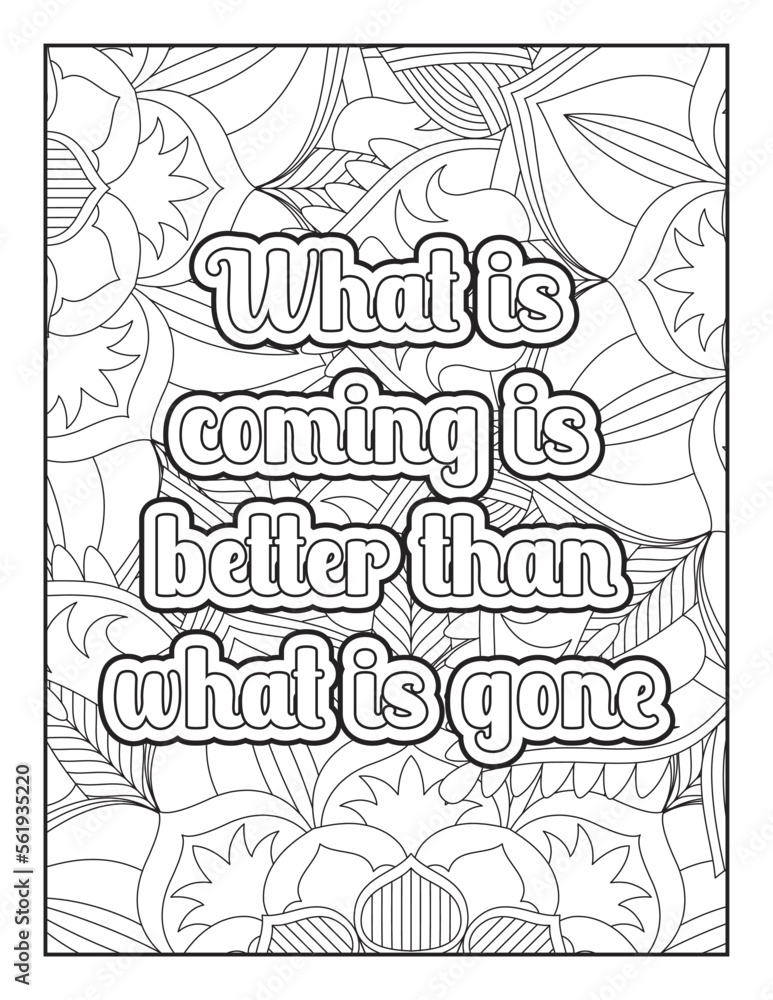 Inspirational Quotes, Quotes Coloring Page, Positive Quotes ...