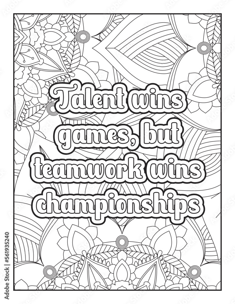 Inspirational Quotes, Quotes Coloring Page, Positive Quotes ...