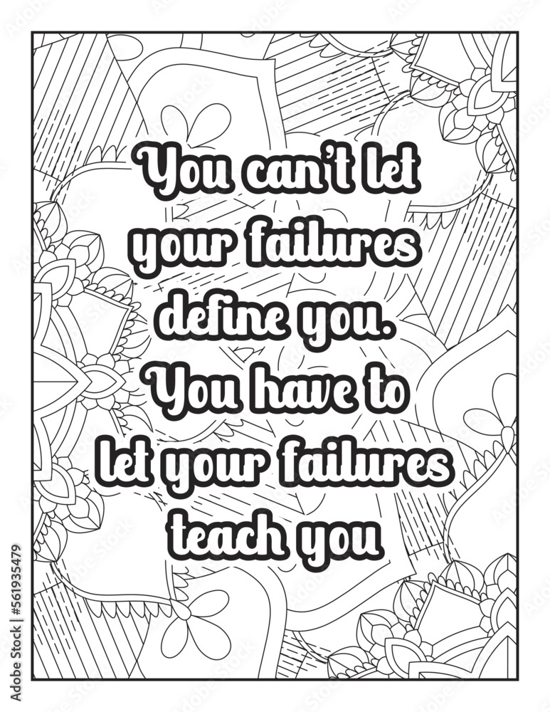 Inspirational Quotes, Quotes Coloring Page, Positive Quotes ...