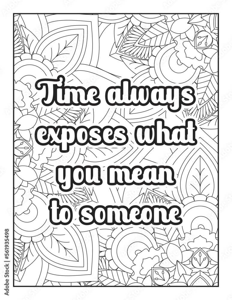 Inspirational Quotes, Quotes Coloring Page, Positive Quotes ...
