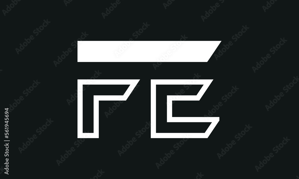 letter fe logo design. fe logo vector illustration. Stock Vector ...