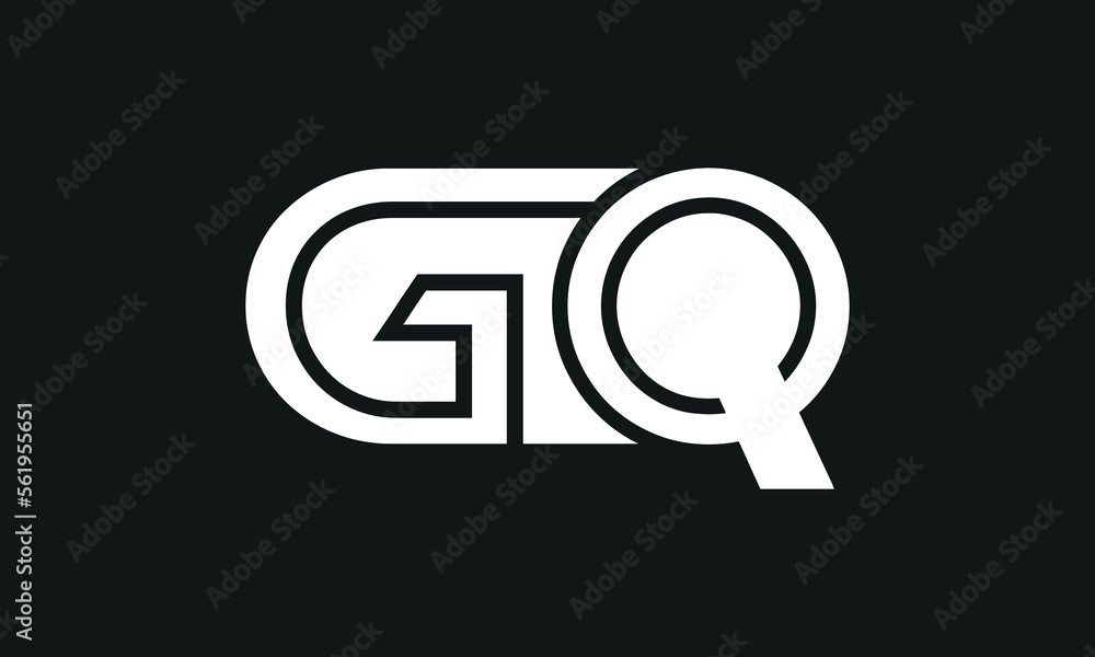 letter gq logo design. gq logo vector illustration Stock Vector | Adobe ...