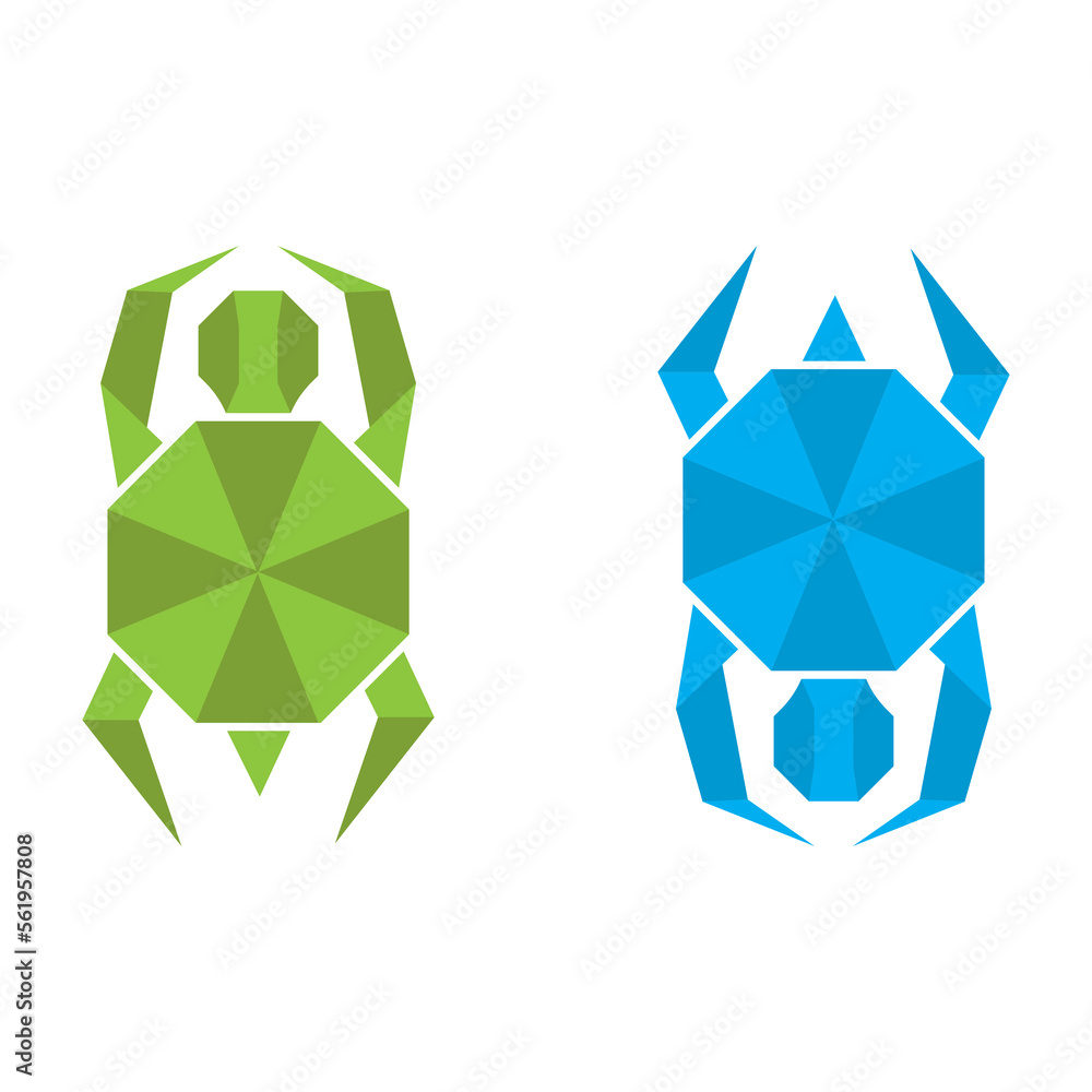 origami logo design vector icon symbol template illustration Stock ...
