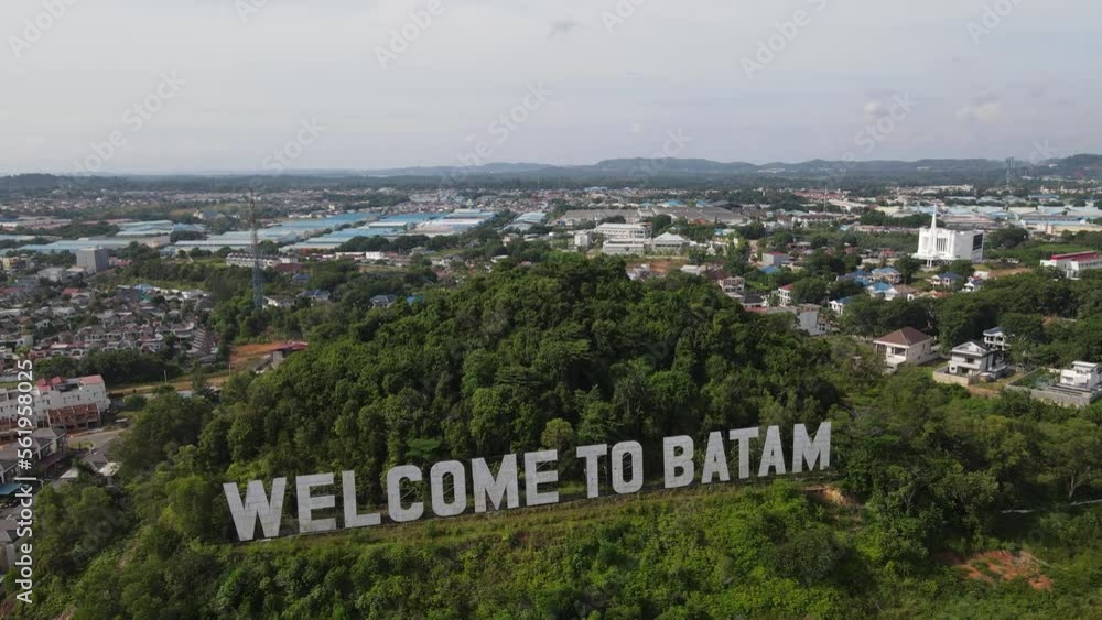 Welcome to Batam, a landmark to welcome tourists visiting Batam City ...