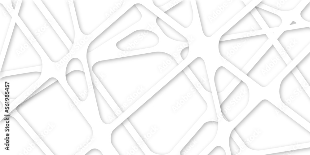 Abstract of white architectural structure pattern, Concept of future ...