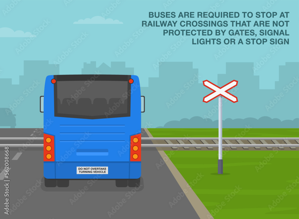 Safe driving tips and rules. Buses and other public vehicles are ...