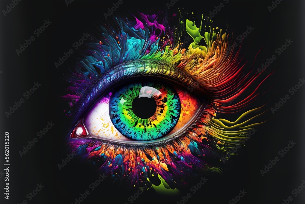 Colorful Eye Ball Wallpaper